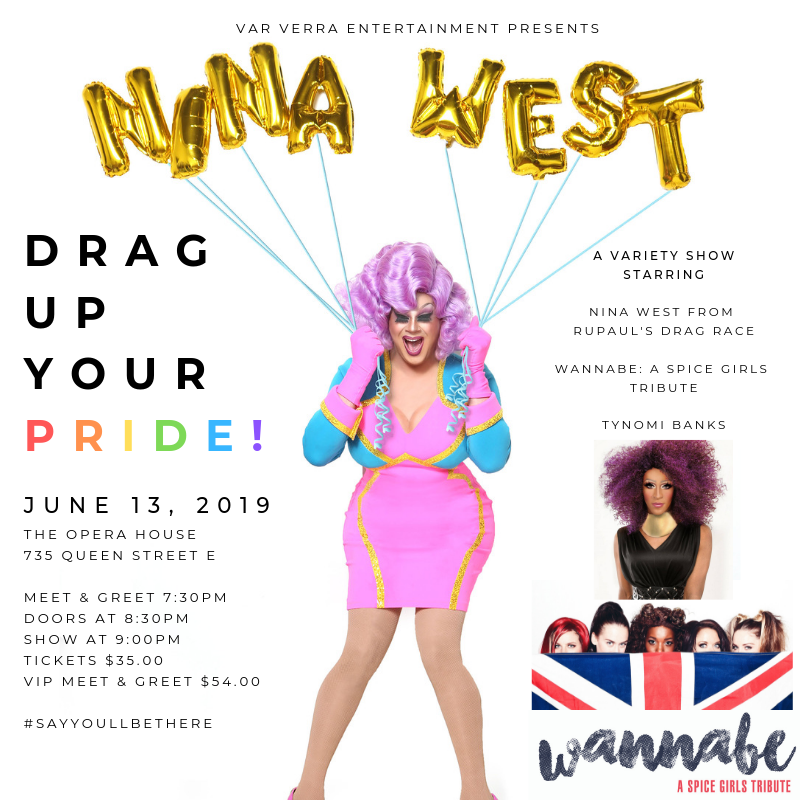 Nina West is coming to “Drag Up Your Pride”, Toronto! – Entertain This ...